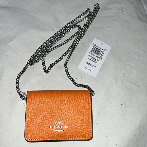 Coach | Bags | Coach Mini Wallet On A Chain In Colorblock | Poshmark